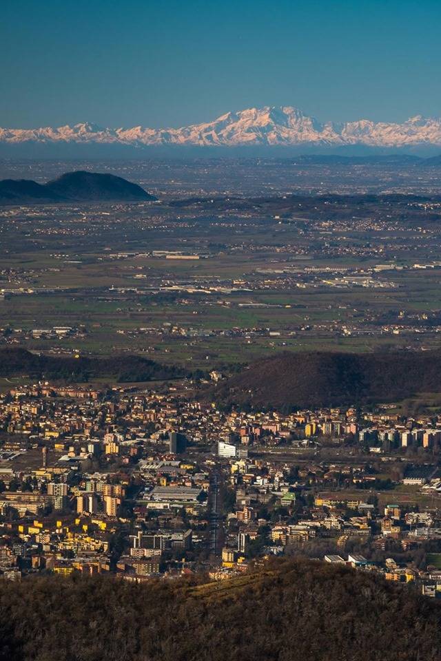 Da Brescia il Monte Rosa si vede così - VareseNews
