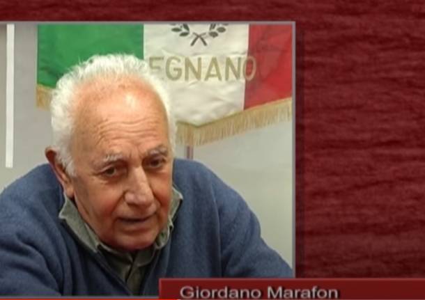 Anpi di Legnano dà l'addio all'ex staffetta Partigiana Giordano Marafon ... Anpi di Legnano dà l'addio all'ex staffetta Partigiana Giordano Marafon ...
