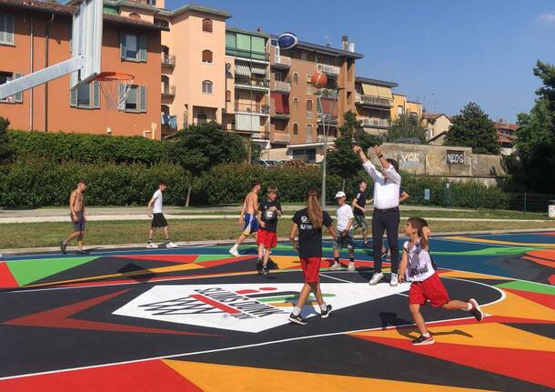 Un campo da "NBA" in centro a Legnano, aperto a tutti - LegnanoNews
